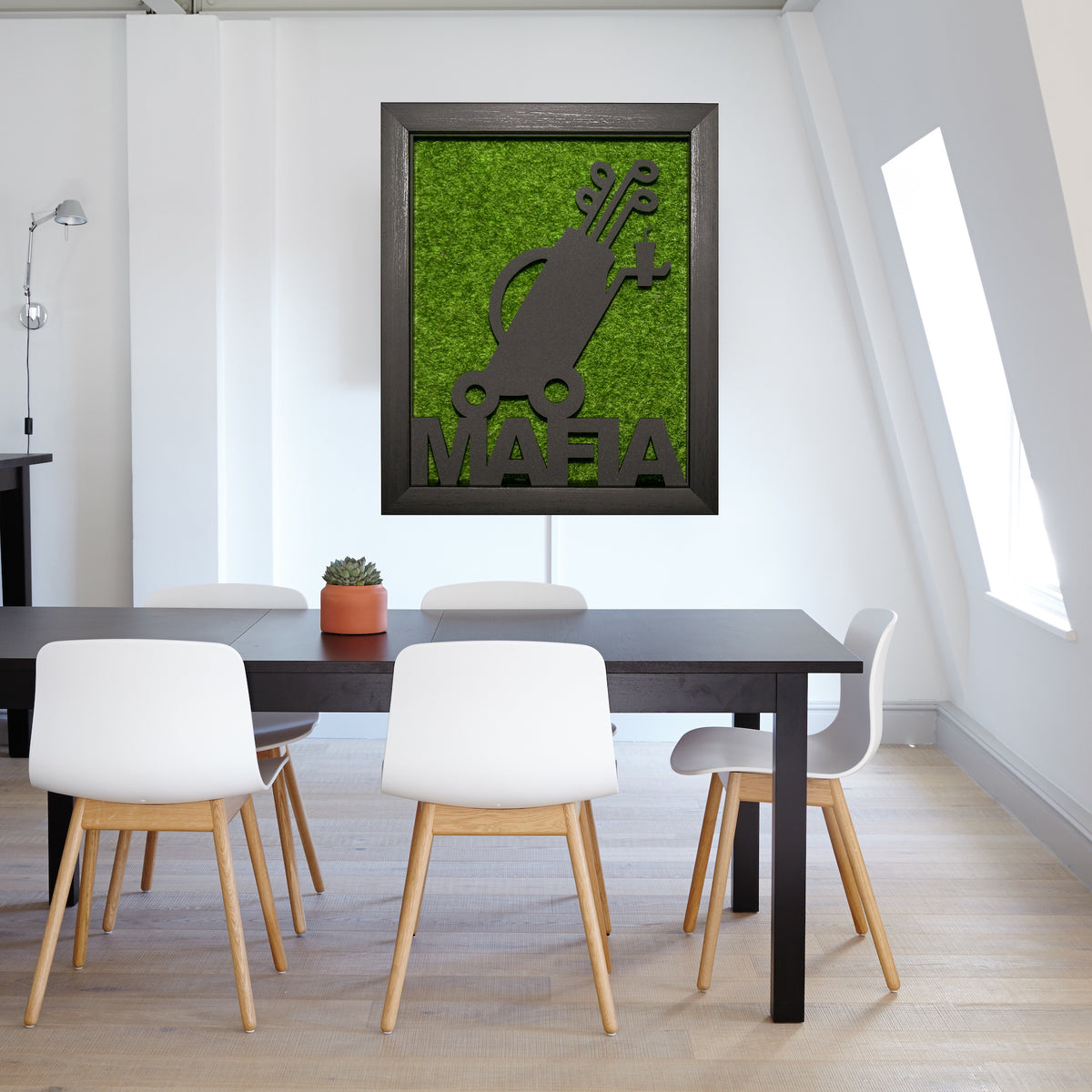 Push Cart Mafia 3D Wall Art with Turf Grass Background – Etch Tailor